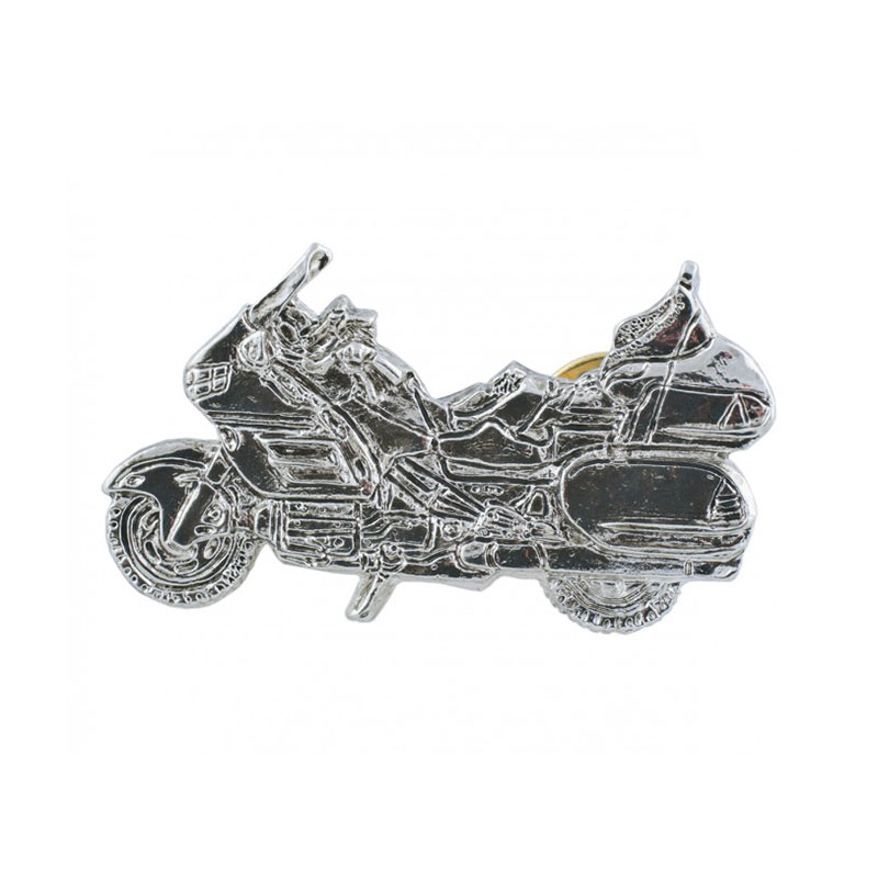 Bike Pin Silver - LilleRolf's MC Shop