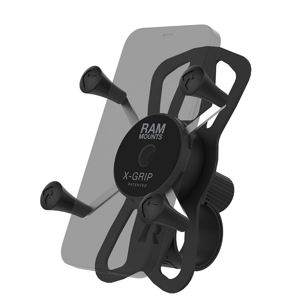 RAM X-Grip Phone Mount with RAM Tough-Strap Handlebar Base - LilleRolf ...
