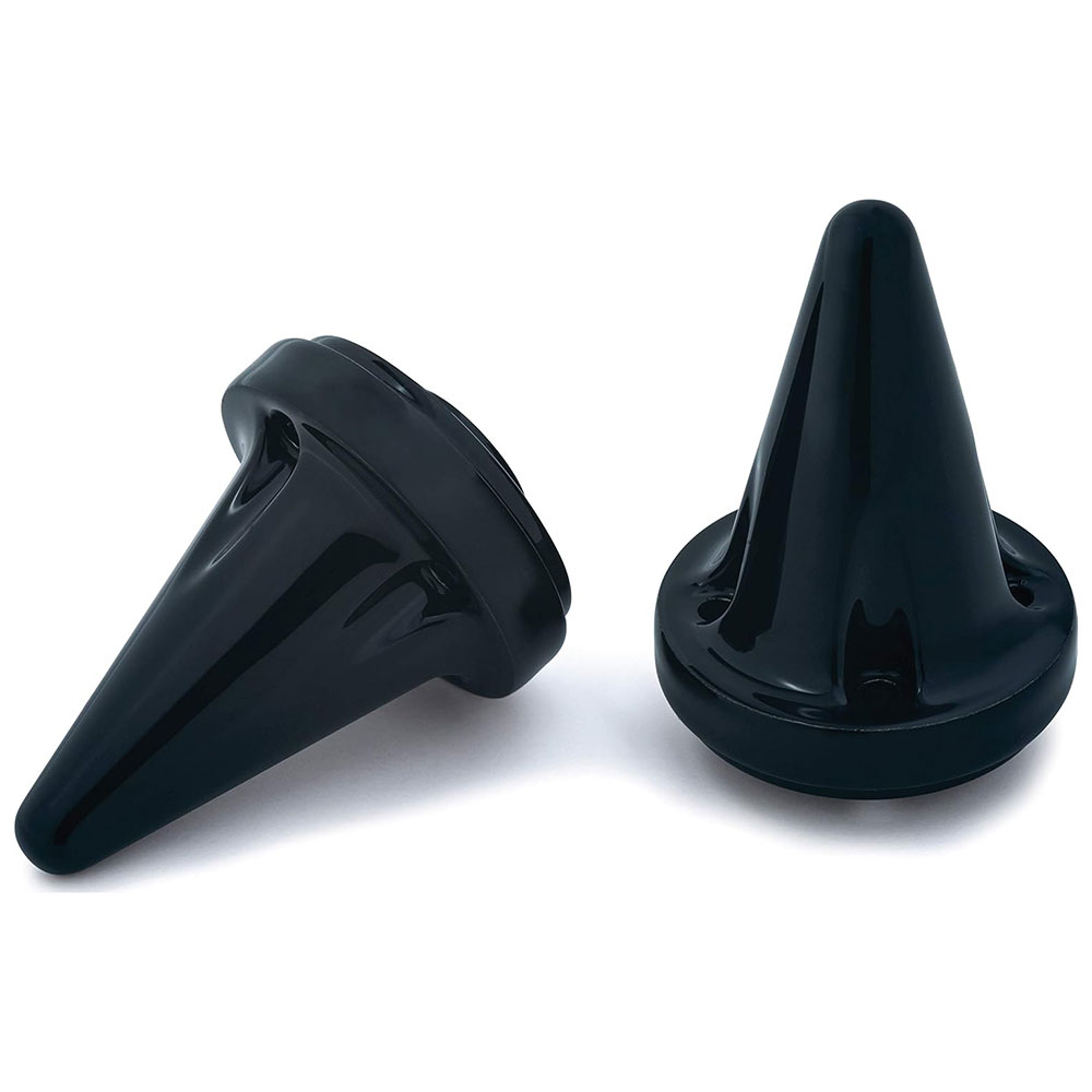 Stiletto Hand Grip End Cap, Gloss Black - LilleRolf's MC Shop